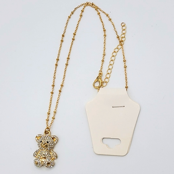 Rue21 | Jewelry | 2 For Rue21 Bedazzled Bear Necklace | Poshmark